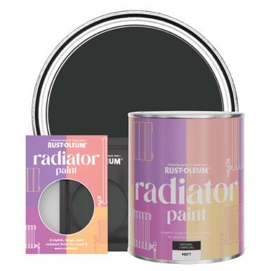 Natural Charocoal Radiator Paint - Matt Black | Rust-Oleum