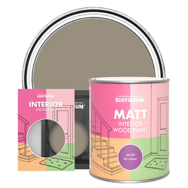 Rust-Oleum Brown Matt Interior Wood Paint - Cocoa - Rust-oleum UK