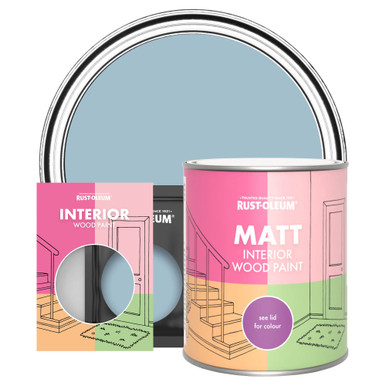 Rust-Oleum Blue Matt Interior Wood Paint - Nan's Best China - Rust-oleum UK