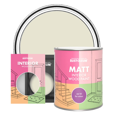 Rust-Oleum Beige Matt Interior Wood Paint - Oyster - Rust-oleum UK