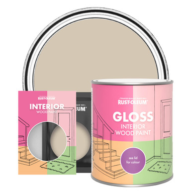 Interior Wood Paint, Gloss Finish - Butterscotch - Rust-oleum UK
