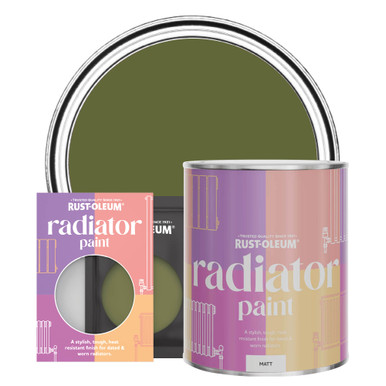 Jasper Radiator Paint - Matt Green | Rust-Oleum