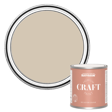 Premium Craft Paint - Butterscotch 250ml - Rust-oleum UK