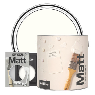 Rust-Oleum Washable Pink Matt Wall Paint - Sweet Nothing - Rust-oleum UK
