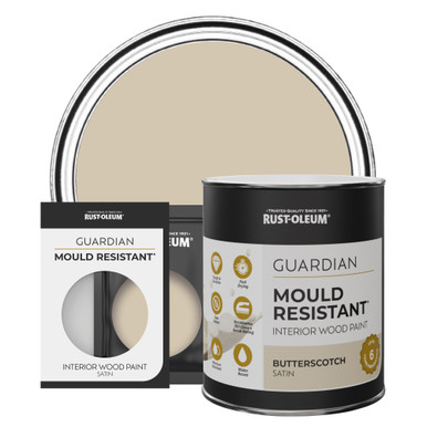Guardian Mould Resistant Interior Wood Paint, Satin Finish - Butterscotch