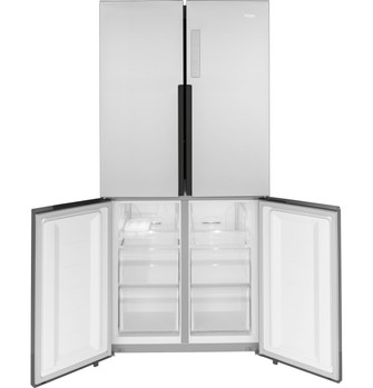 Haier ENERGY STAR® 16.8 Cu. Ft. Quad Door Refrigerator - QHE16HYPFS ...