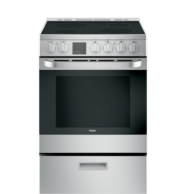 Haier ENERGY STAR® 24" 2.9 Cu. Ft. Electric Range - QAS740RMSS - Haier ...