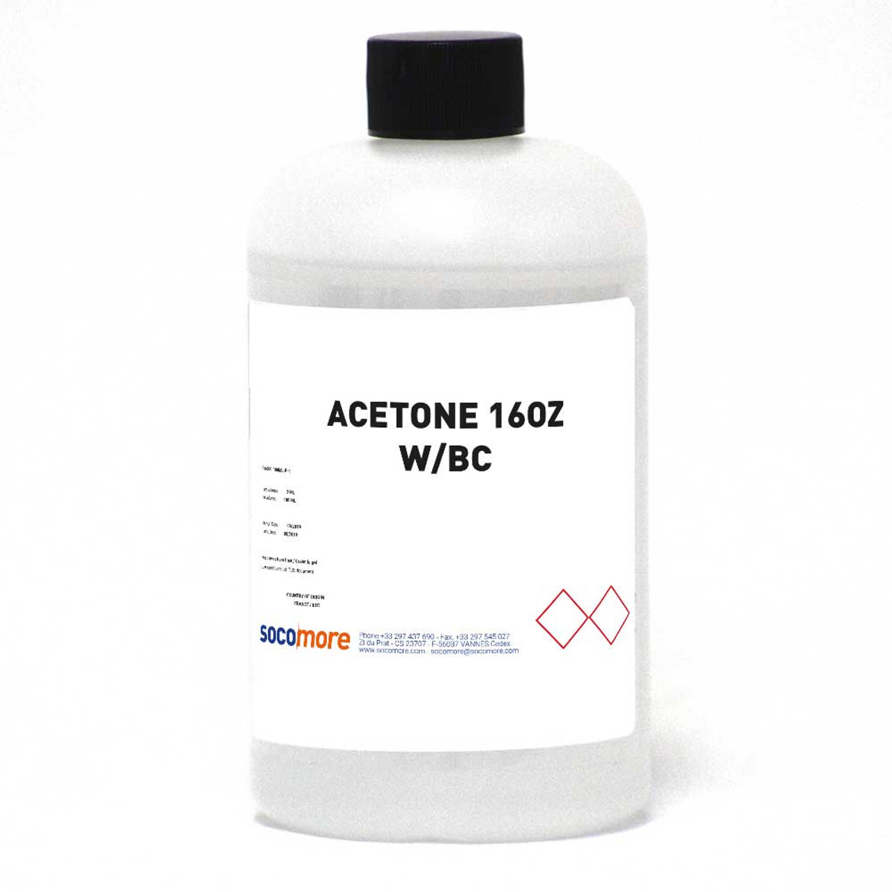 Acetone 16oz W Bc Dysol Dba Socomore