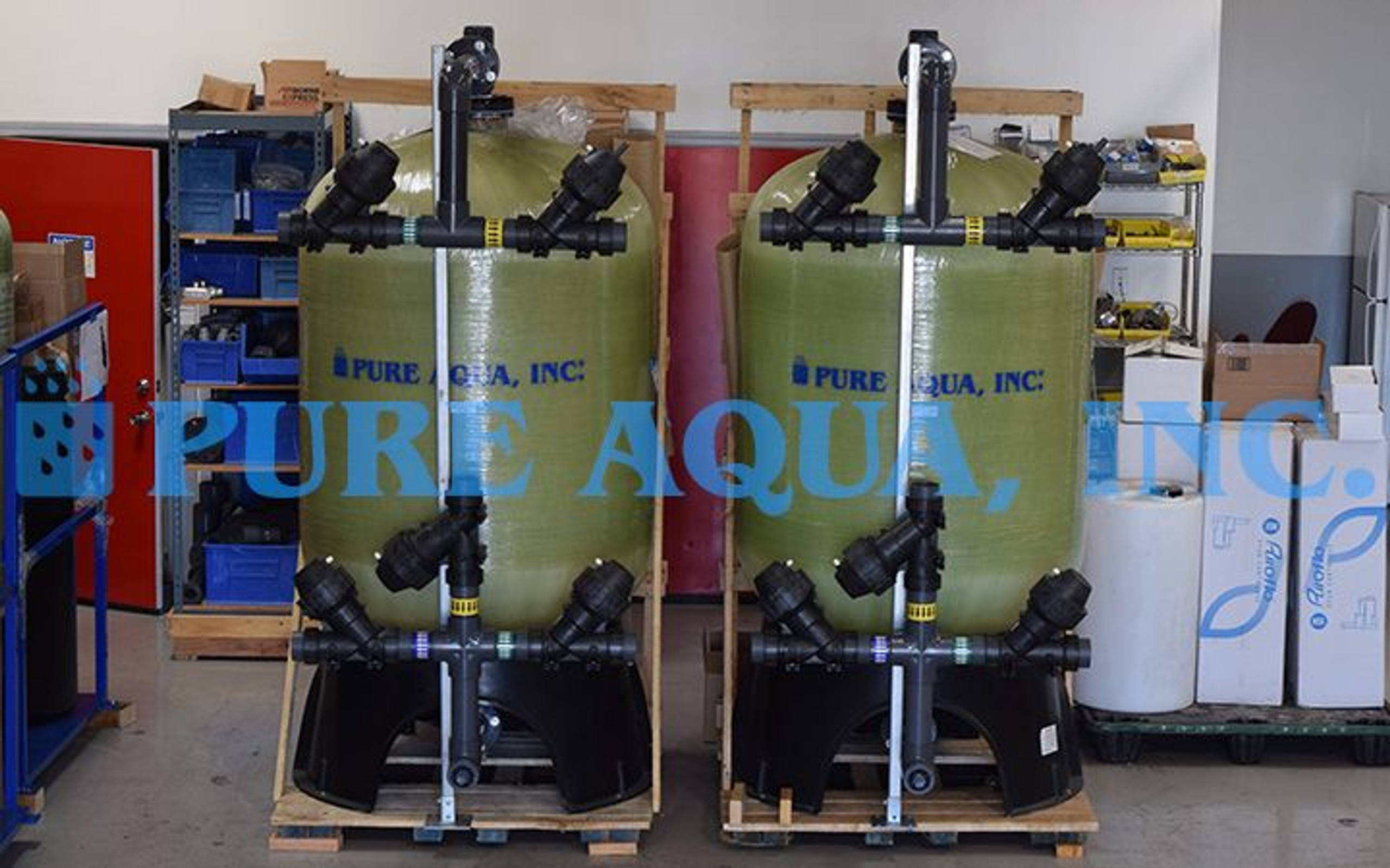 Filtros Multimedia para Agua de Mar 2 x 50 GPM - Mexico - Pure Aqua, Inc