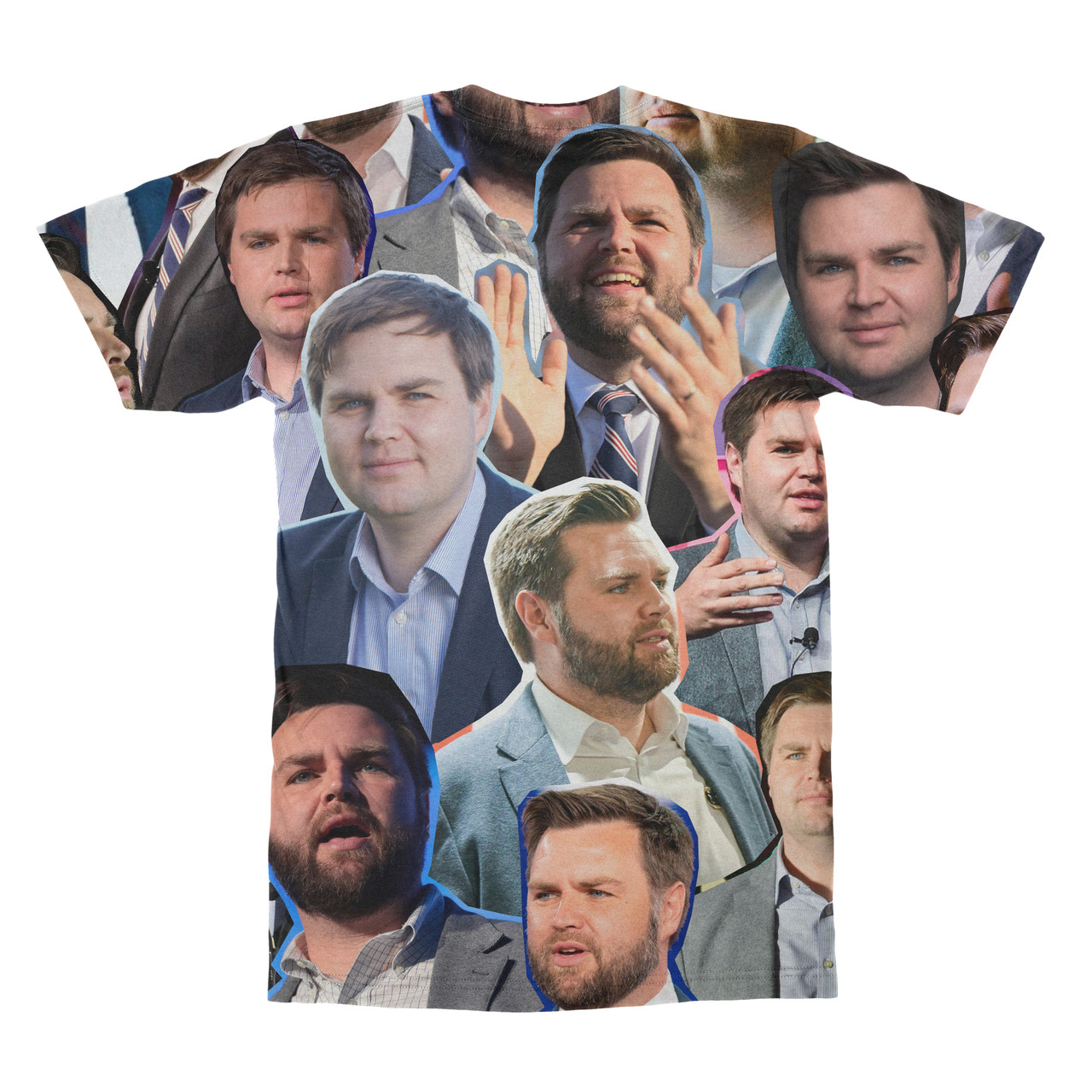 J. D. Vance Photo Collage T-Shirt