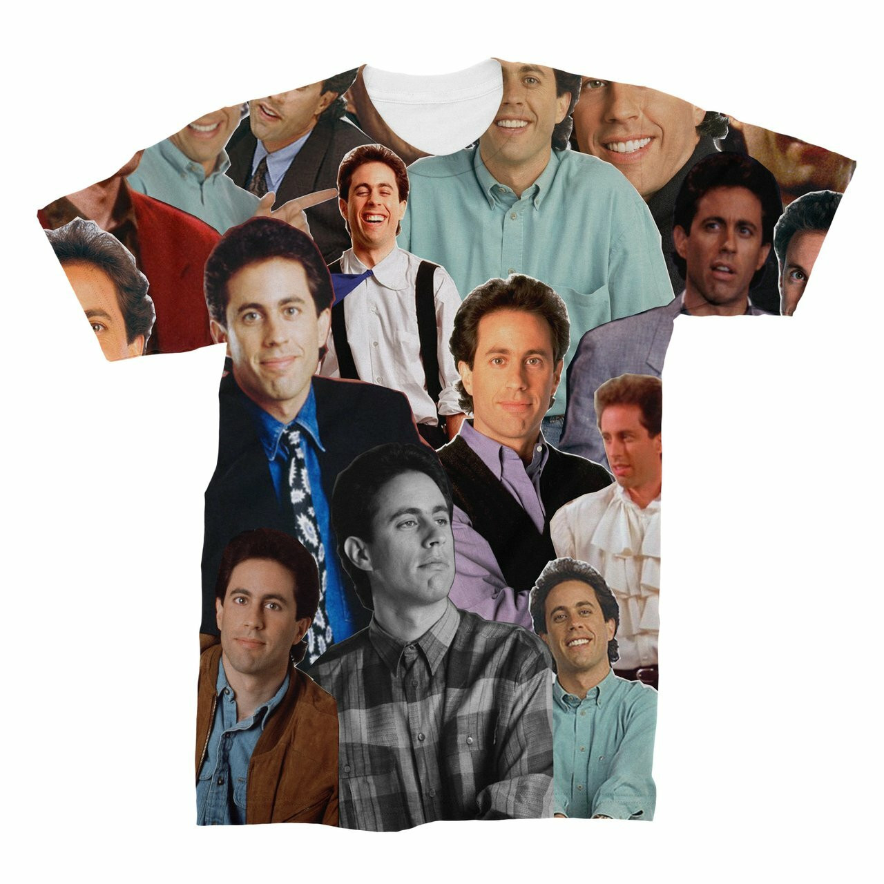 Jerry Seinfeld Photo Collage T-Shirt