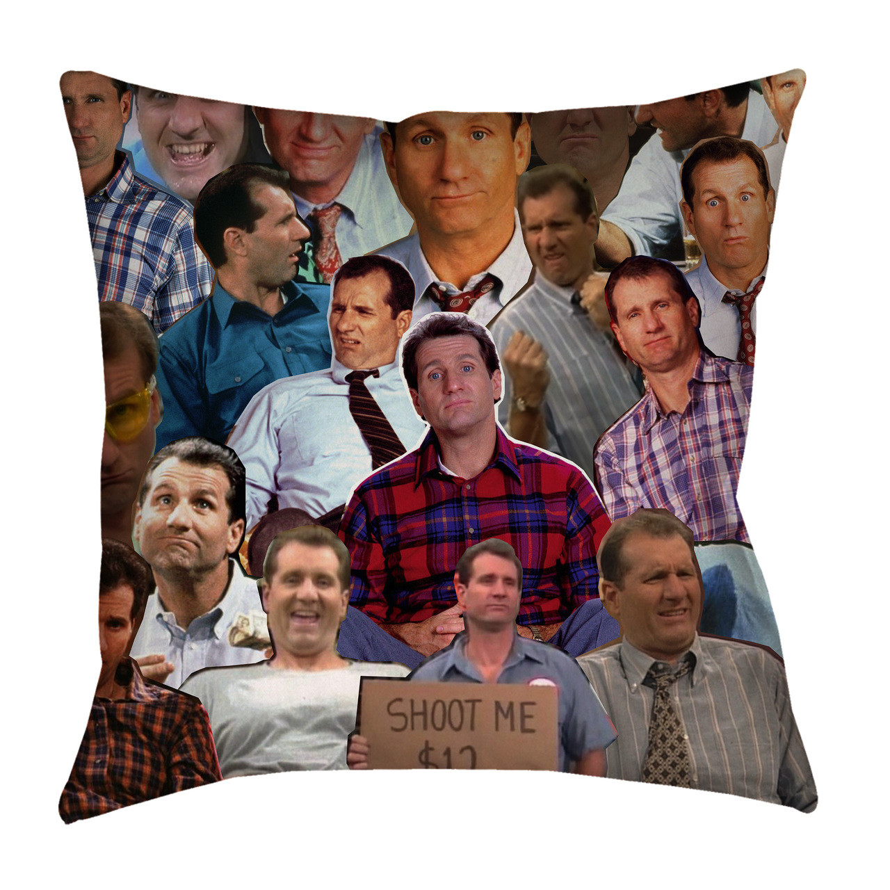 Al Bundy (Married With Children) Photo Collage Pillowcase