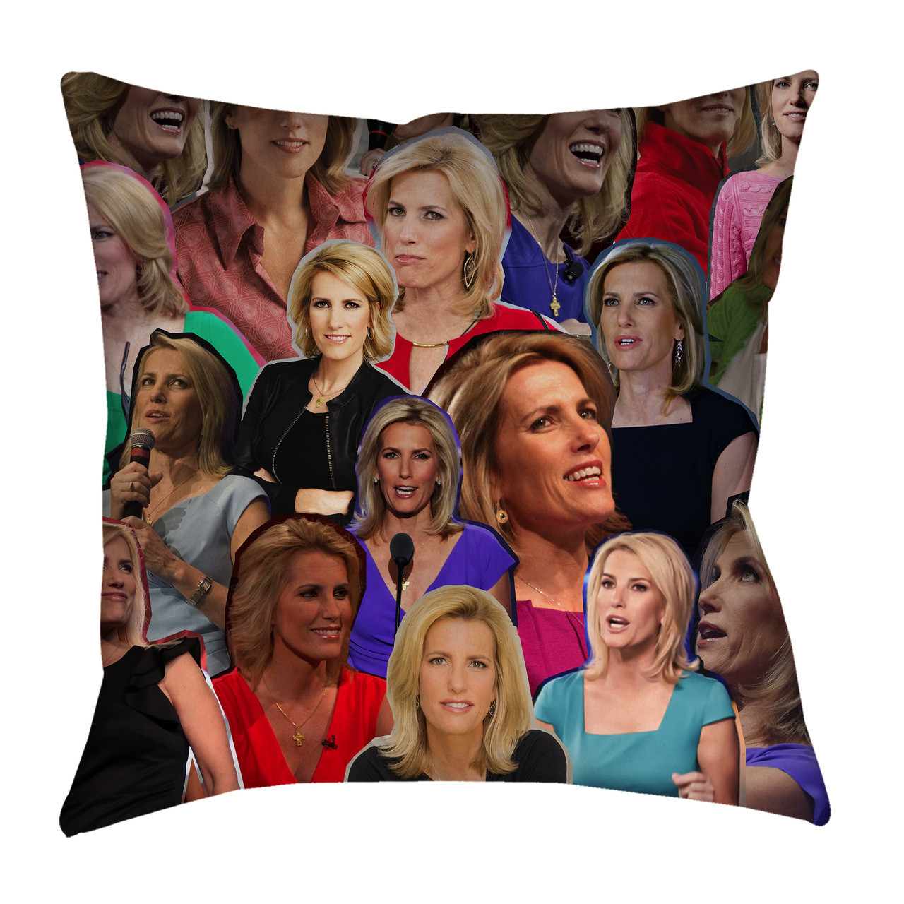 Laura Ingraham Photo Collage Pillowcase