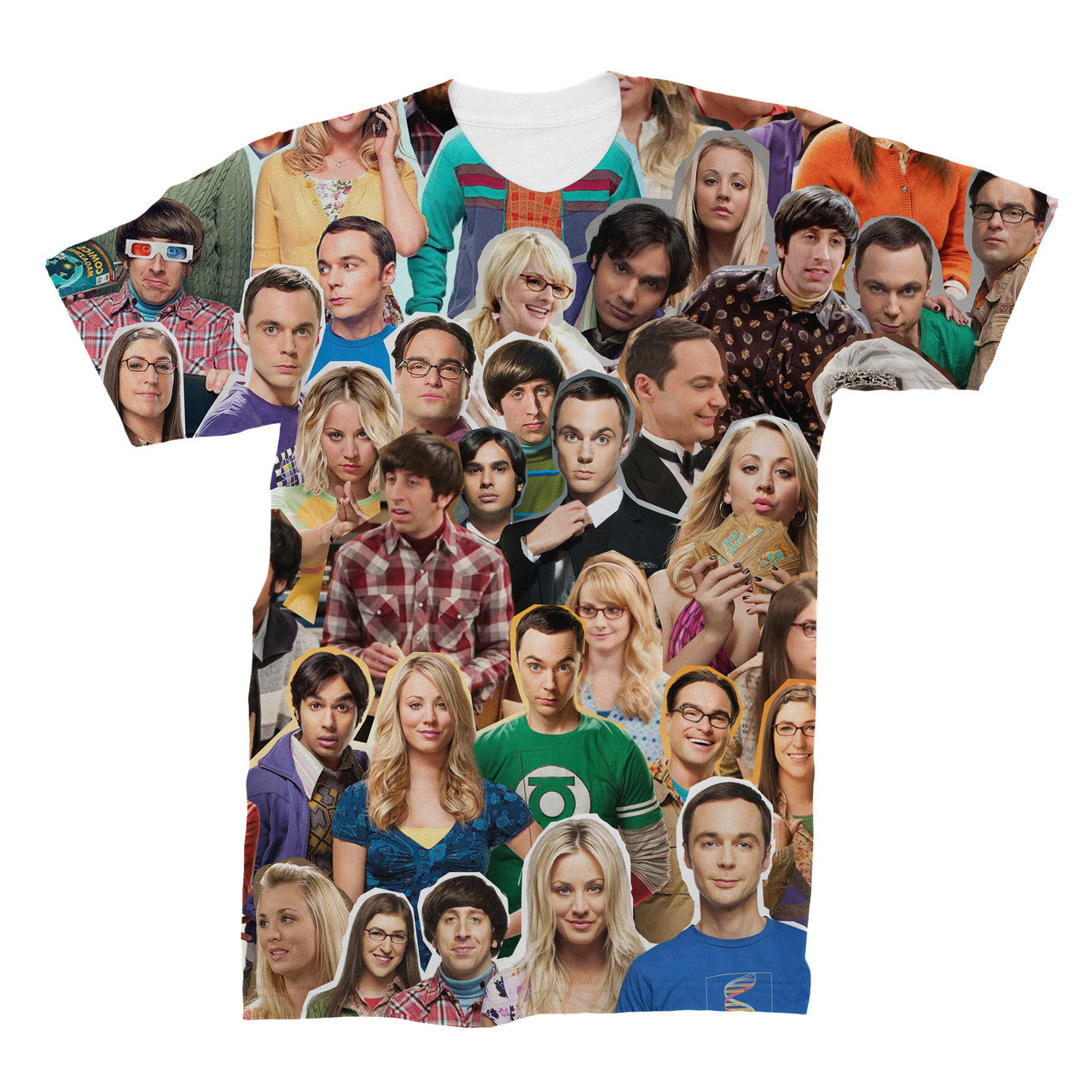 Big Bang Theory Photo Collage T-Shirt - Subliworks