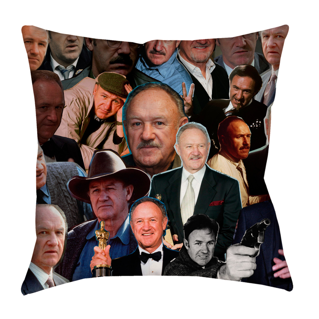 Gene Hackman Photo Collage Pillowcase