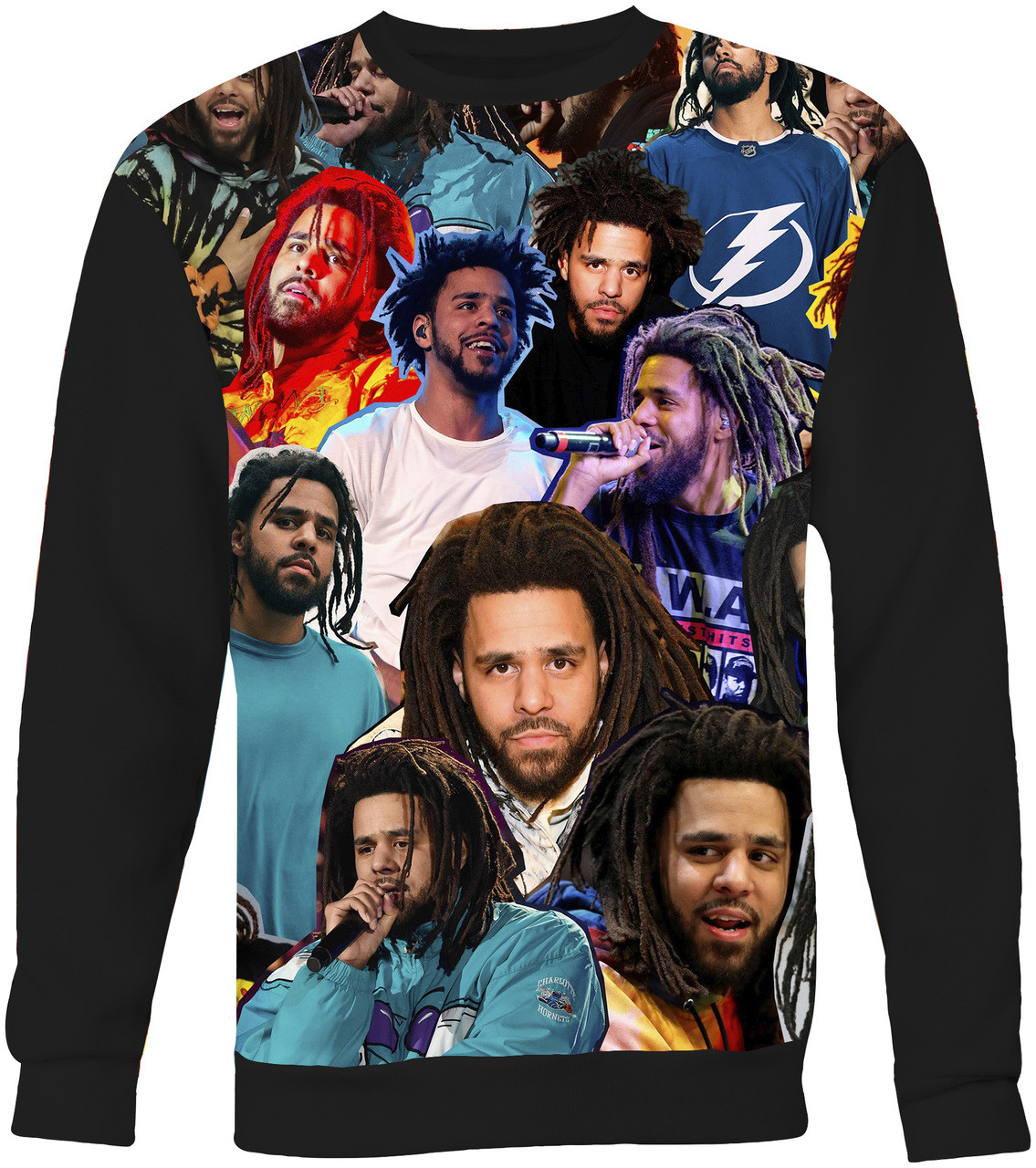 J. Cole Photo Collage T Shirt Subliworks