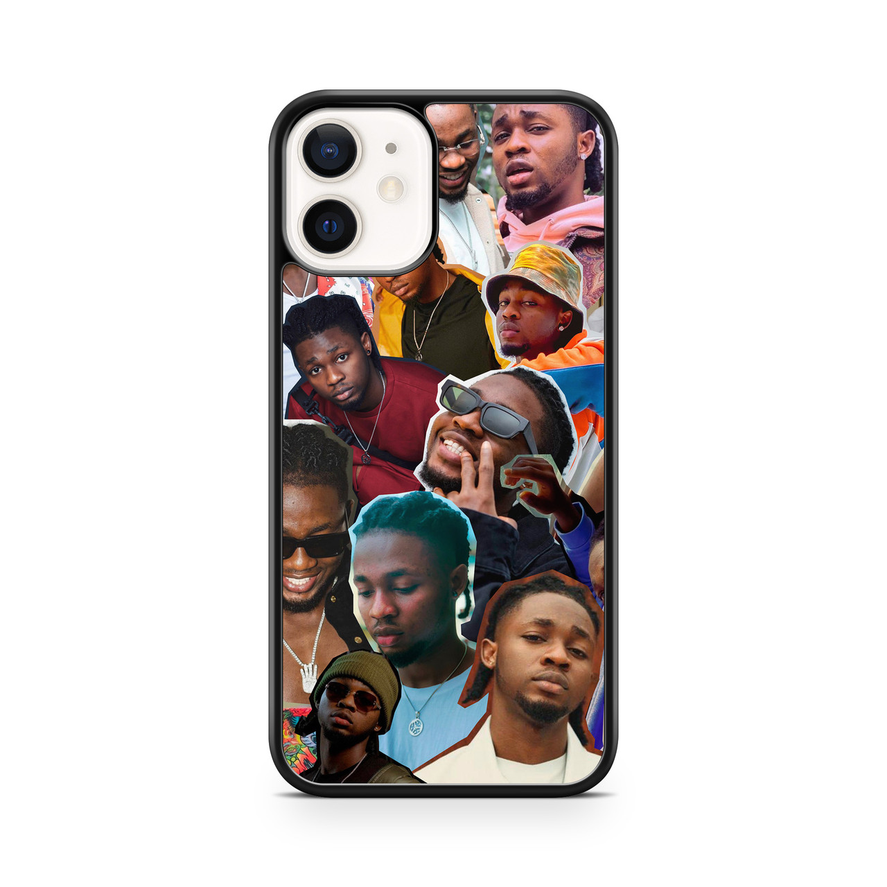 Omah Lay Photo Collage T-Shirt - Subliworks