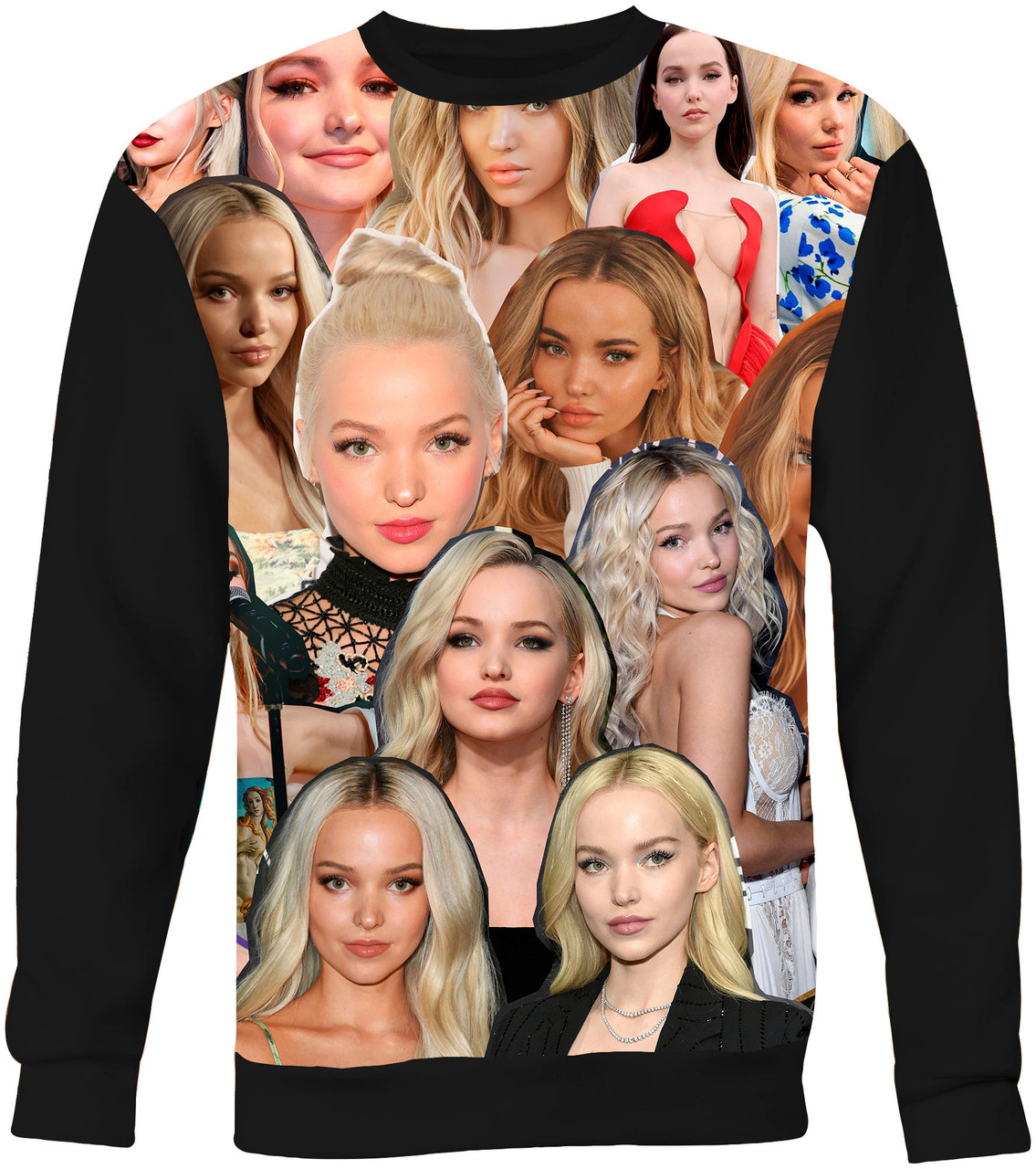 Dove Cameron Photo Collage Sweater Sweatshirt - Subliworks