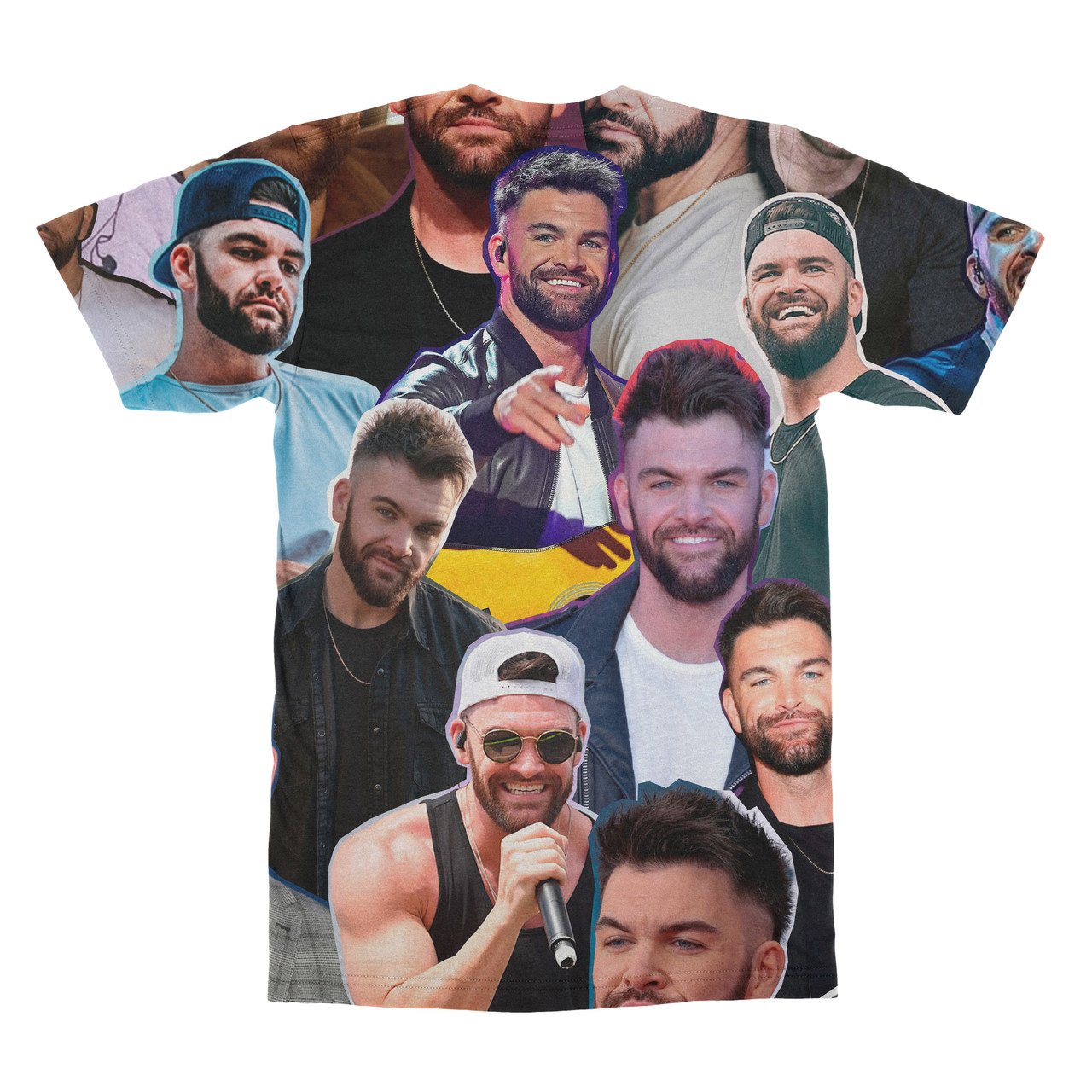 Dylan Scott Photo Collage T-Shirt - Subliworks