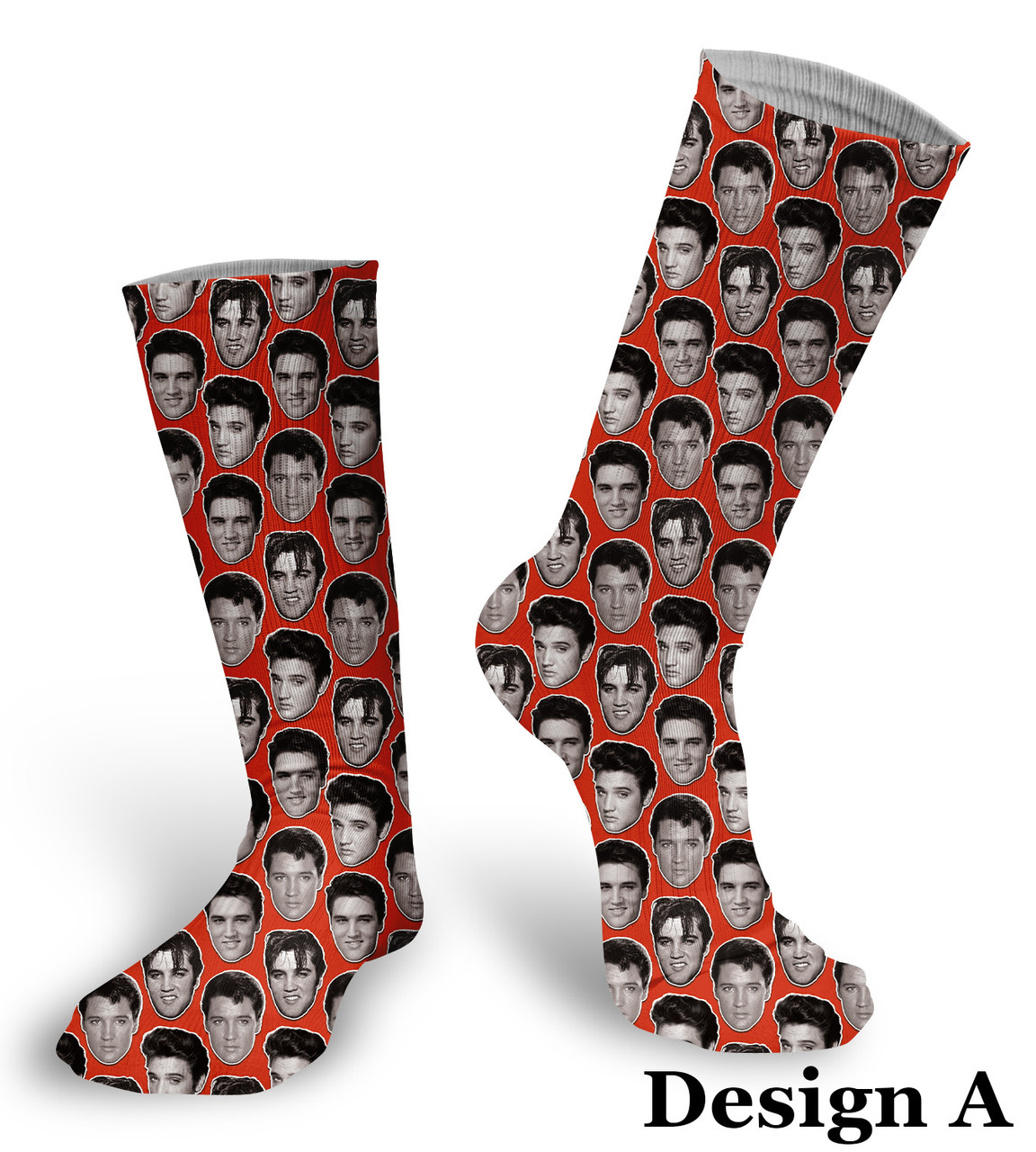 Elvis Presley faces Socks - Subliworks