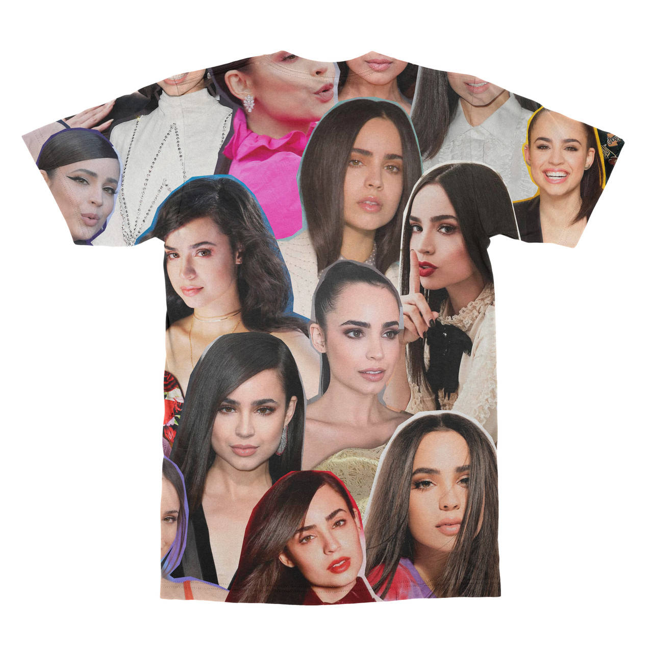 Sofia Carson Photo Collage T-Shirt - Subliworks