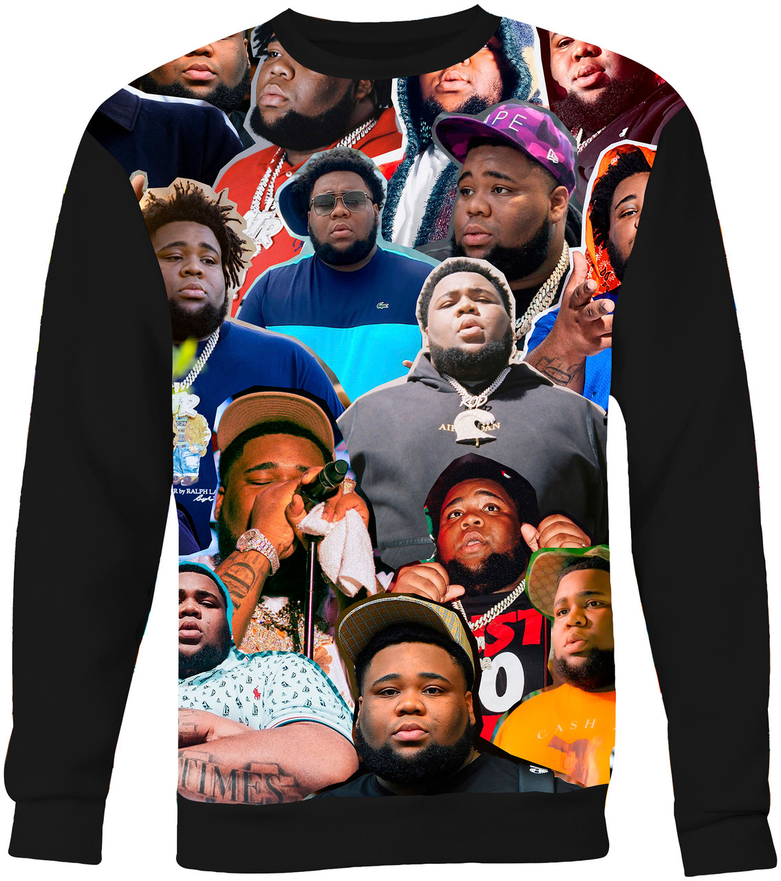 Rod Wave Photo Collage Sweater Sweatshirt - Subliworks