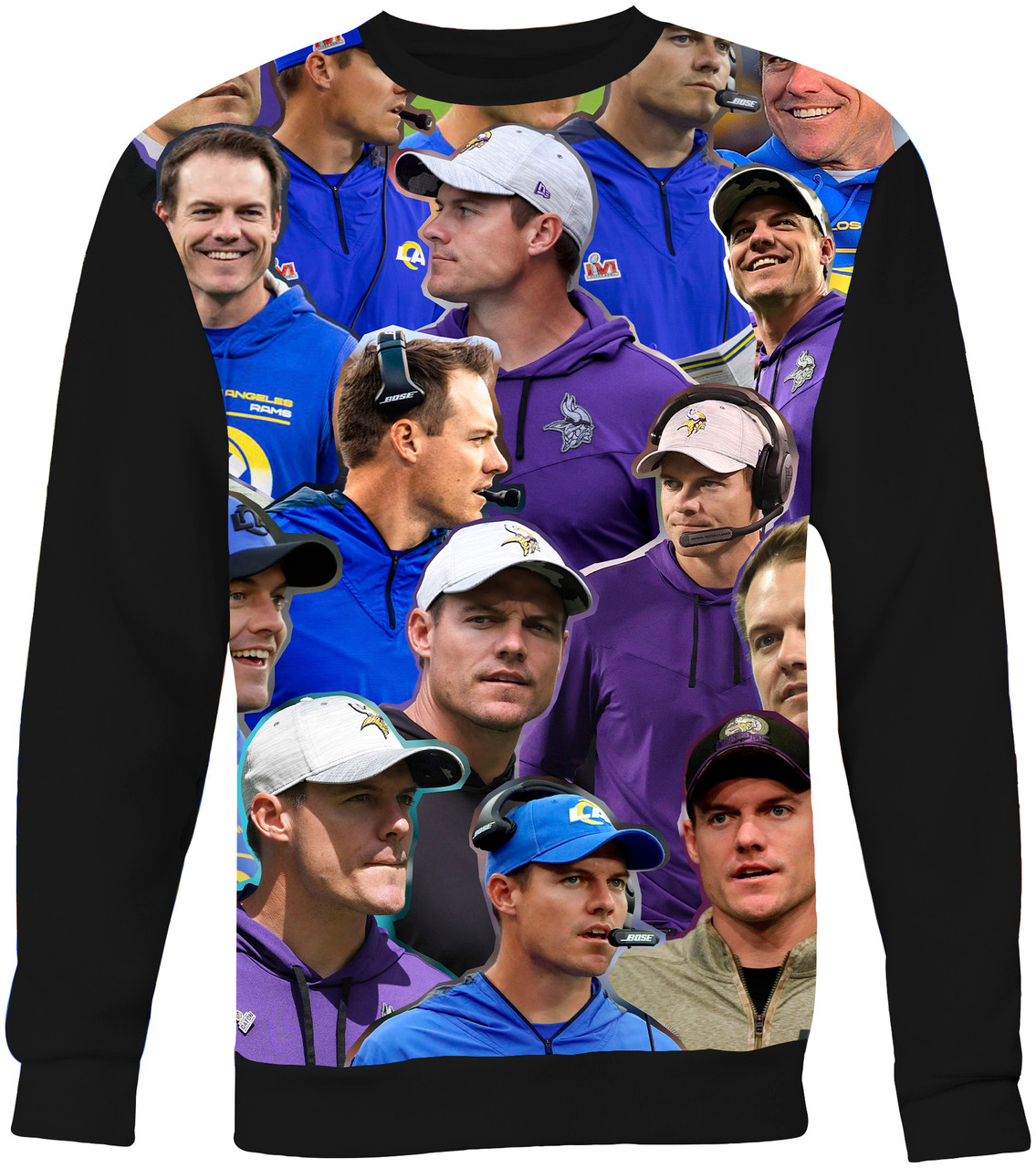 Kevin O'Connell Photo Collage Sweater Sweatshirt - Subliworks