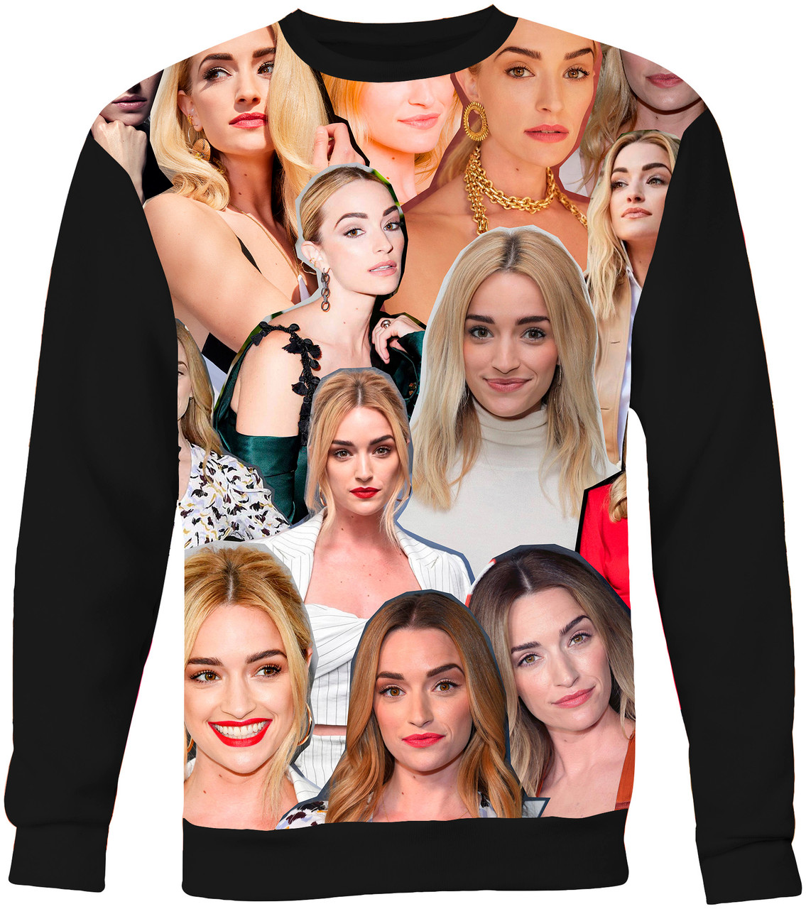Brianne Howey Photo Collage Sweater Sweatshirt - Subliworks