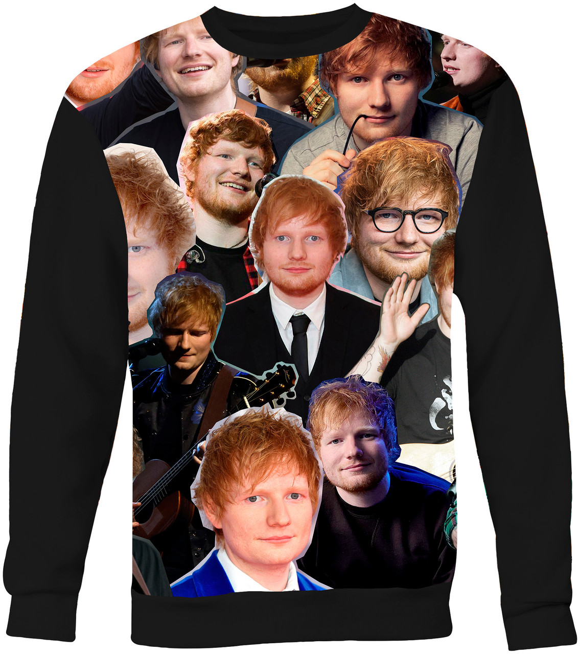 Ed Sheeran Photo Collage Sweater Sweatshirt - Subliworks