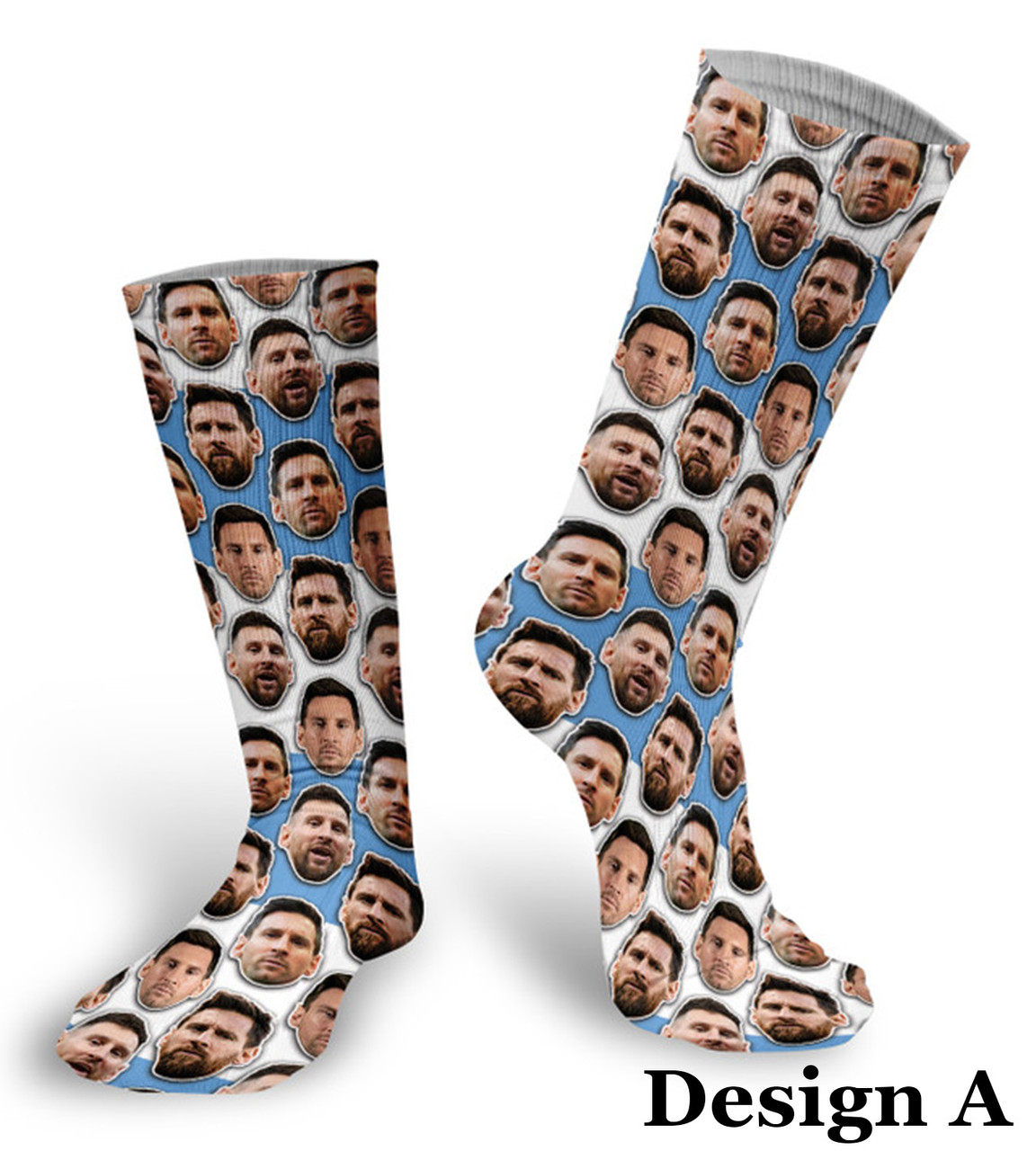 Lionel Messi face Socks - Subliworks