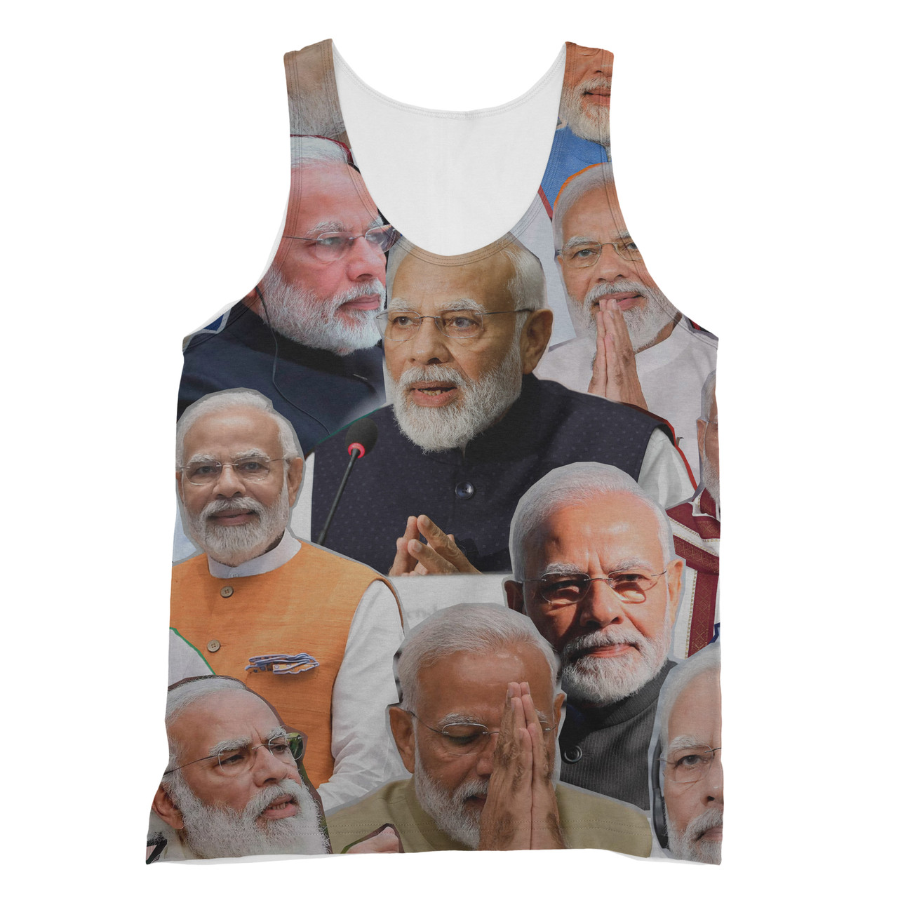 Narendra Modi Photo Collage T-Shirt - Subliworks
