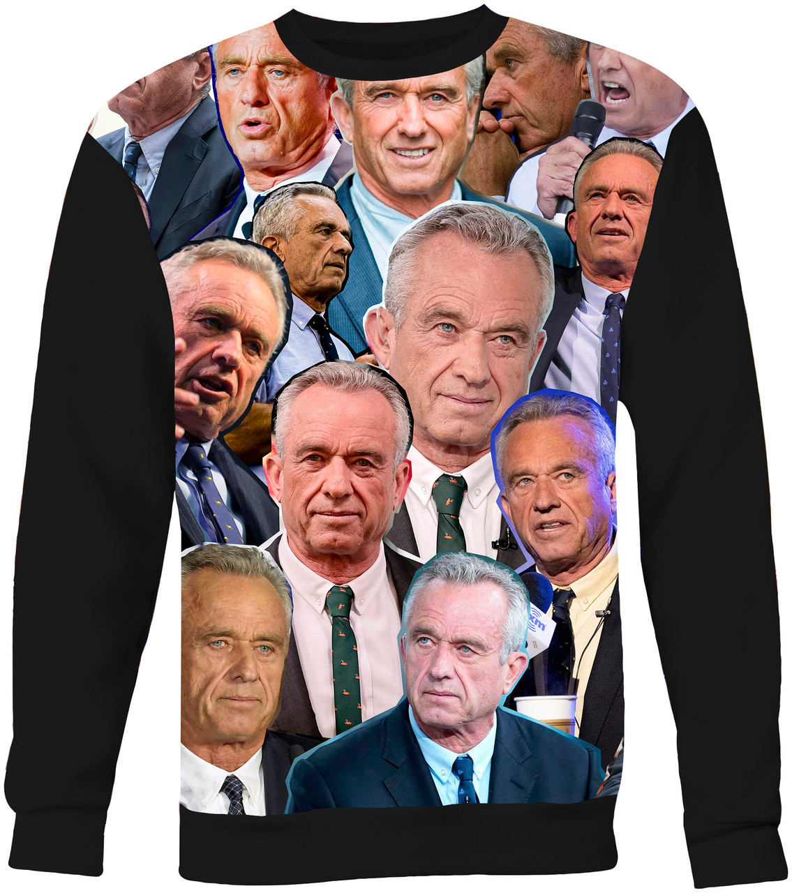 Robert F. Kennedy Jr. Photo Collage Sweater Sweatshirt - Subliworks