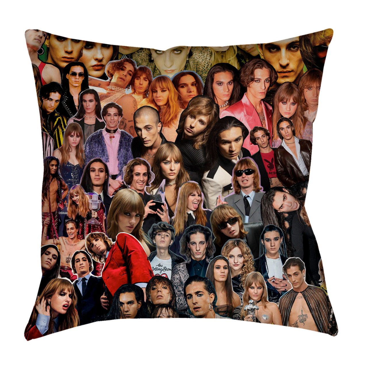 Måneskin Photo Collage Pillowcase - Subliworks