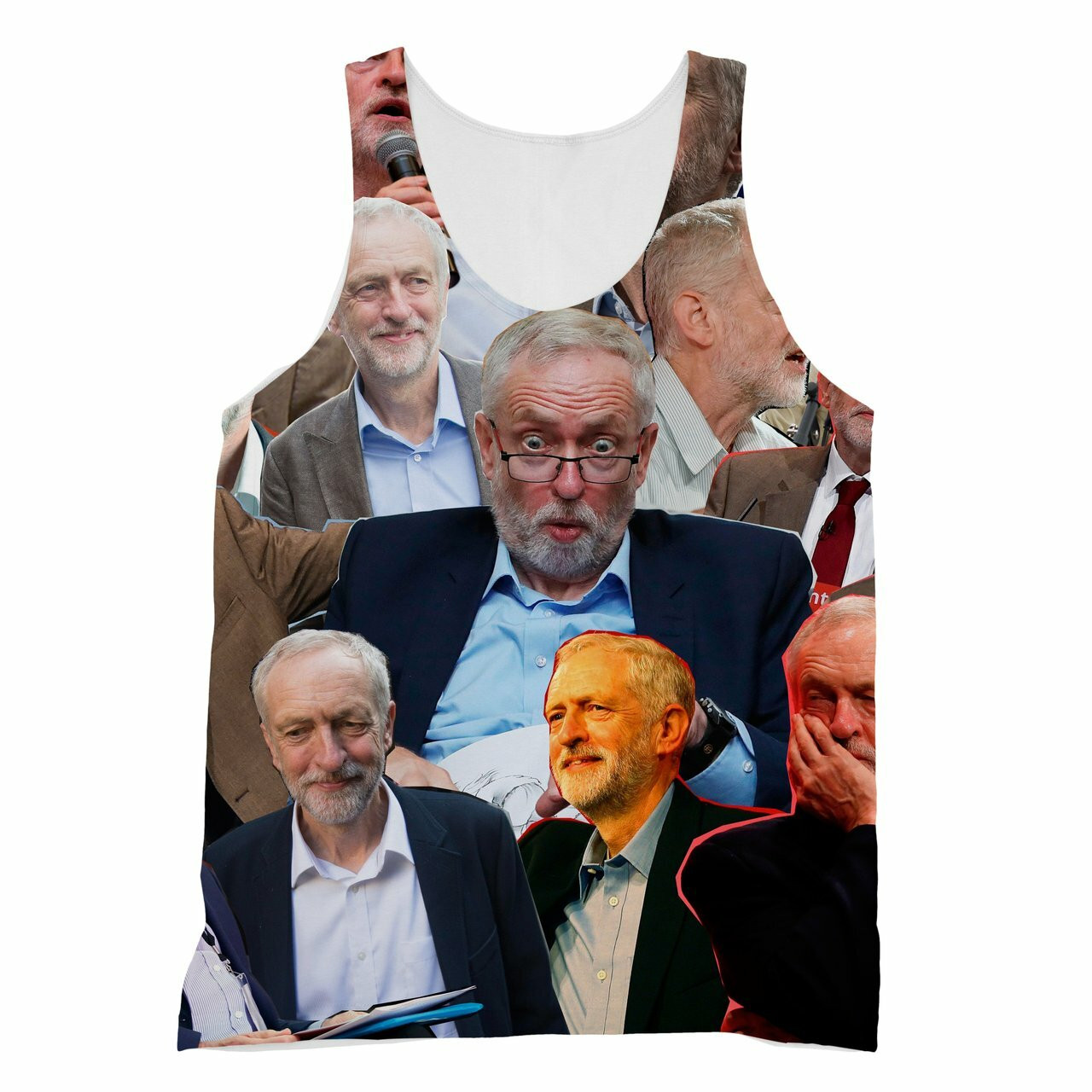 Jeremy Corbyn Photo Collage T Shirt