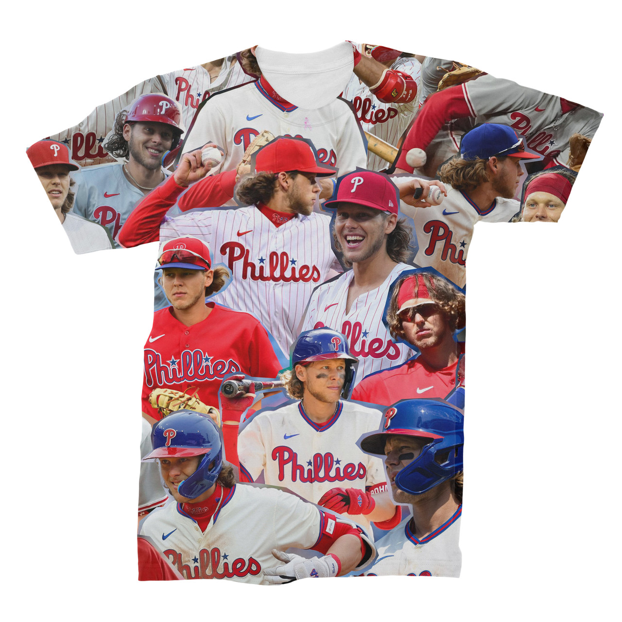 Alec Bohm Photo Collage T-Shirt - Subliworks