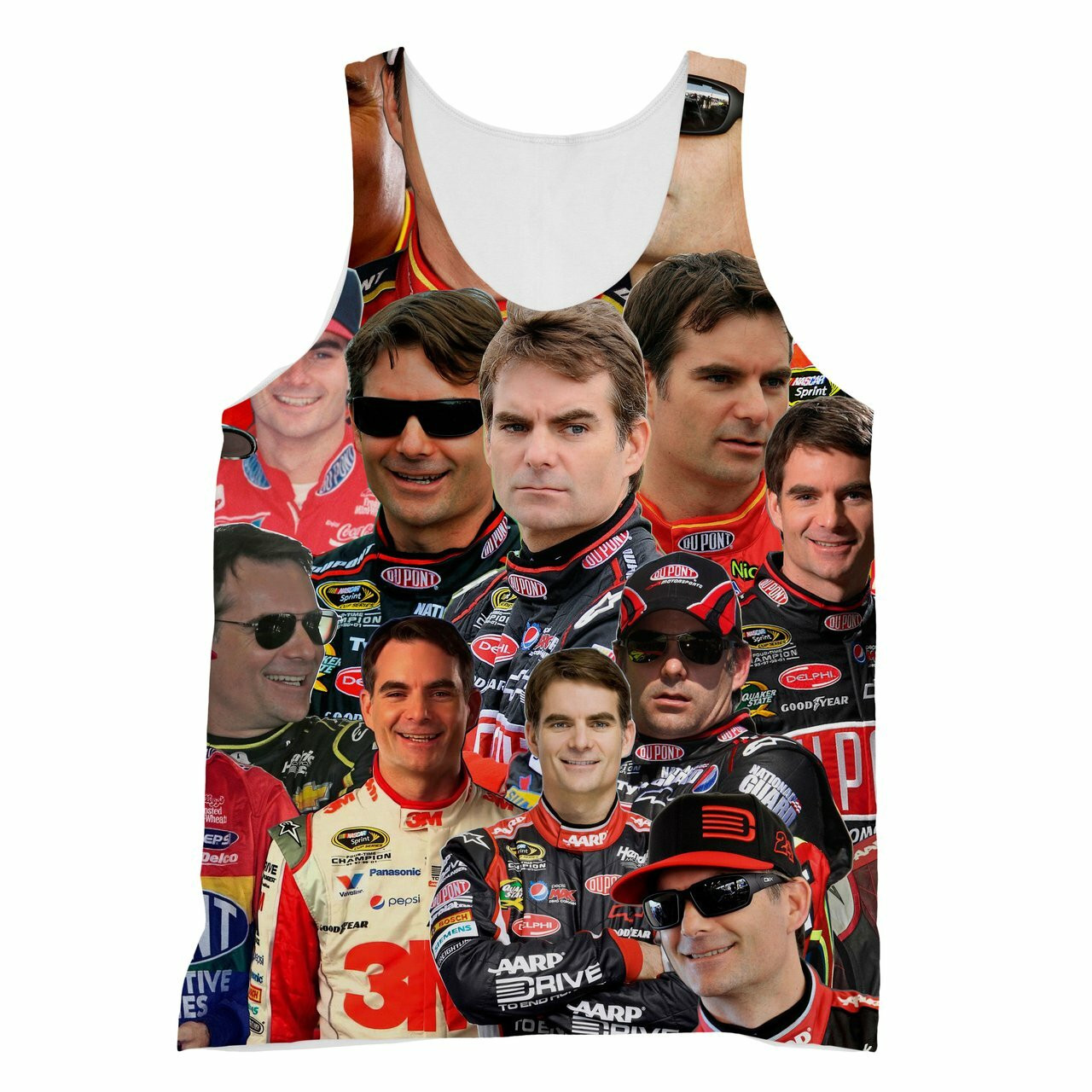 Jeff Gordon Photo Collage T-Shirt
