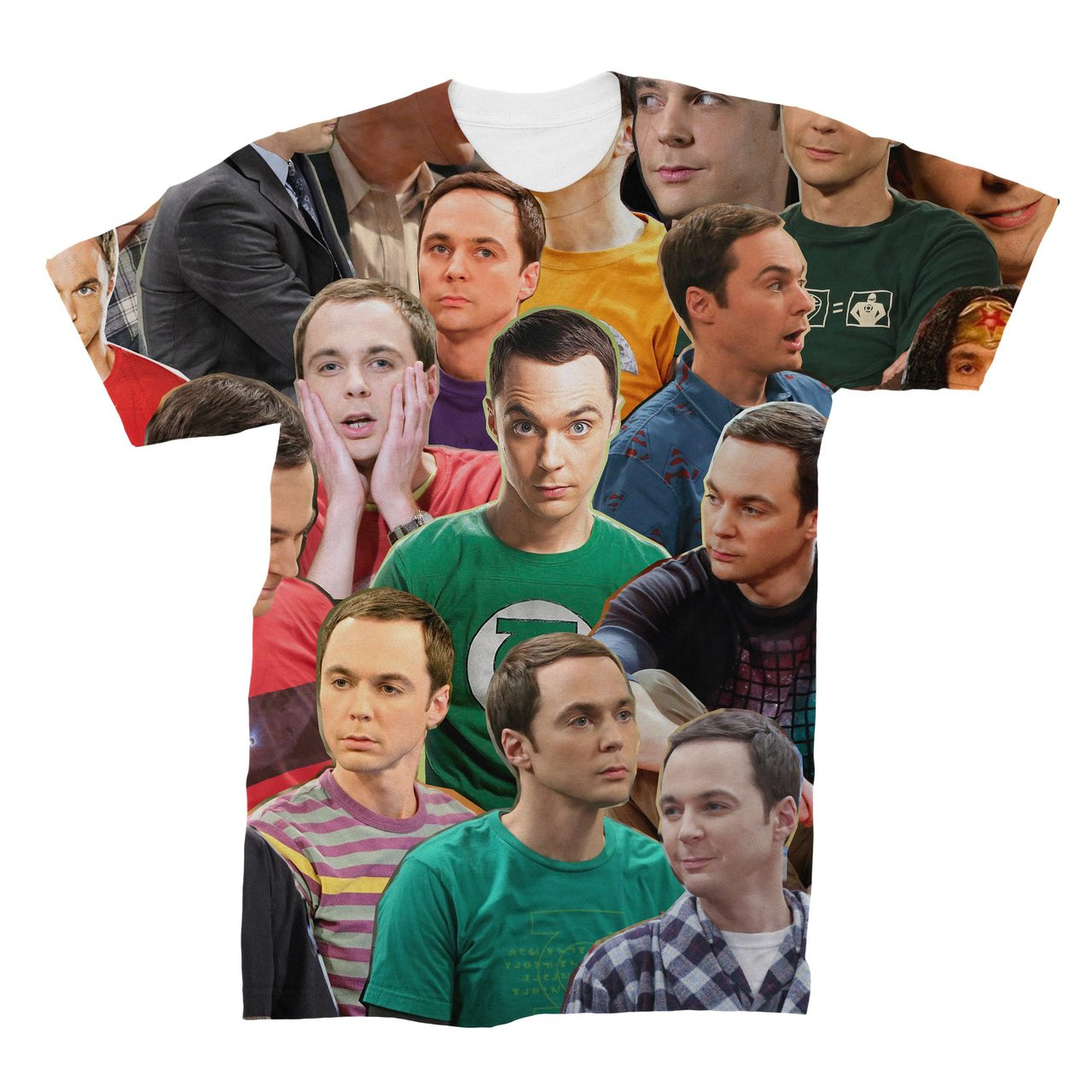 Sheldon Cooper (The Big Bang Theory) Photo Collage T-Shirt