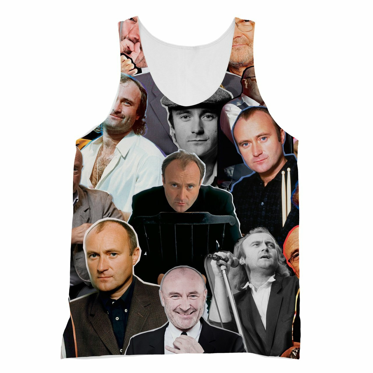 Phil Collins Photo Collage T-Shirt