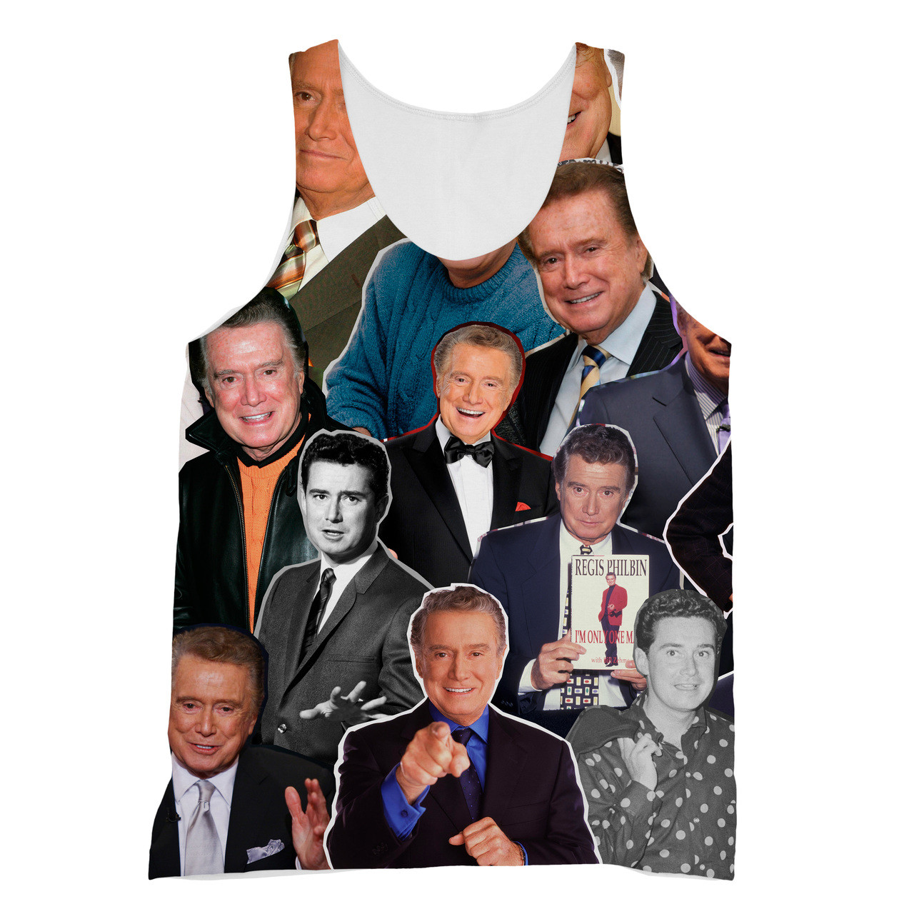 Regis Philbin Photo Collage T-Shirt - Subliworks