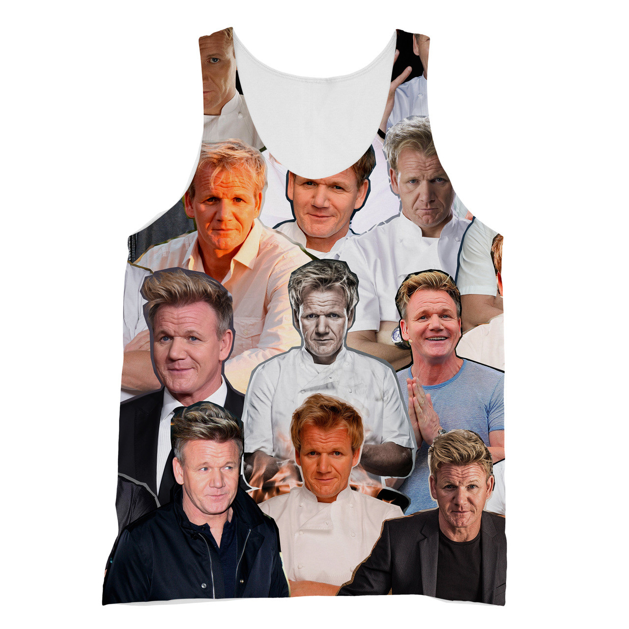Gordon Ramsay Photo Collage T-Shirt - Subliworks