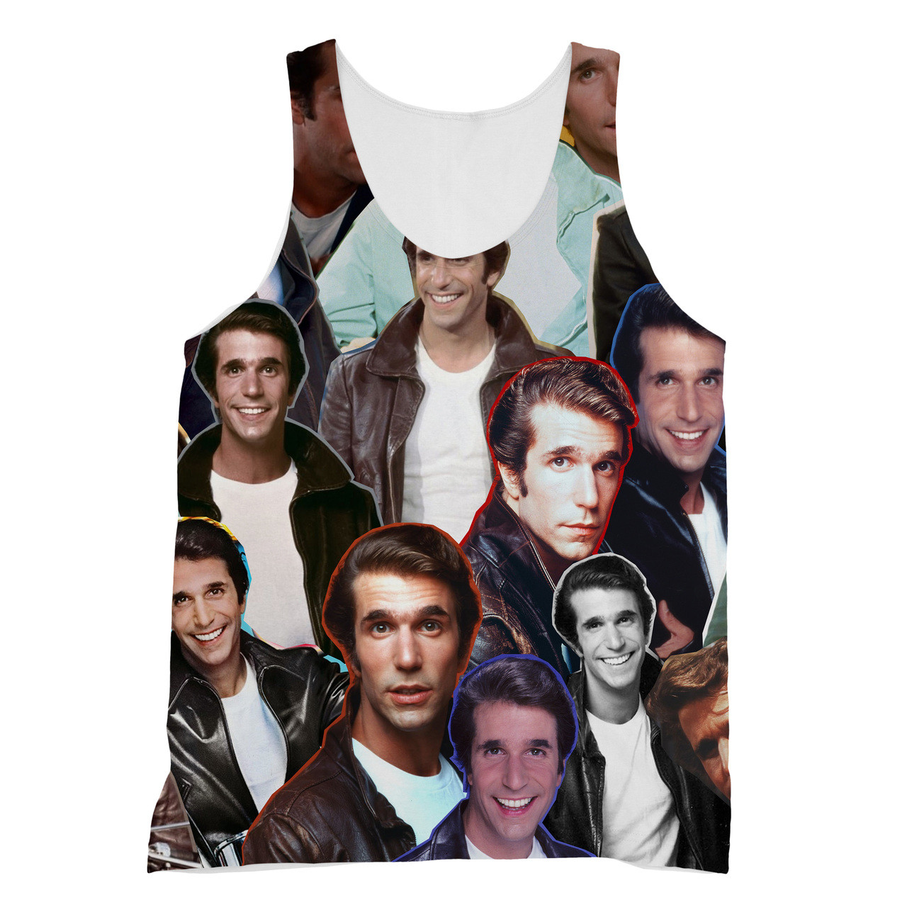 Fonzie (Happy Days) Photo Collage T-Shirt - Subliworks
