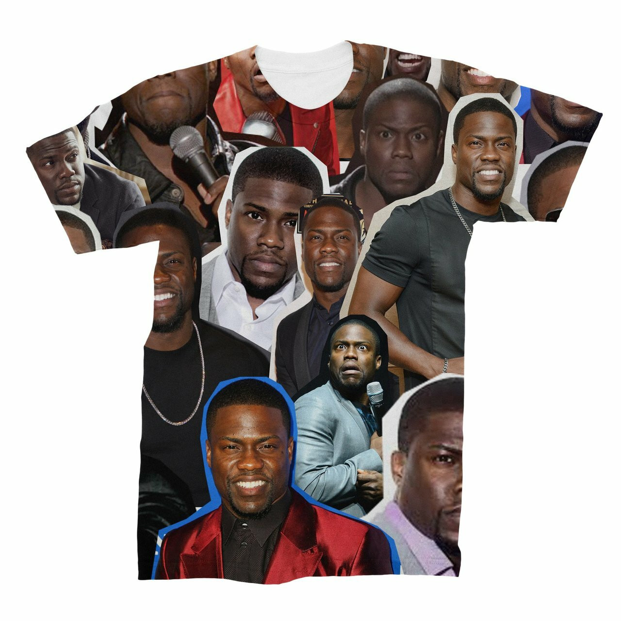 Kevin Hart Photo Collage T shirt Subliworks