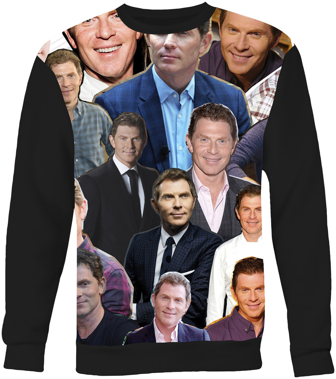 Bobby Flay Collage Sweater Sweatshirt - Subliworks