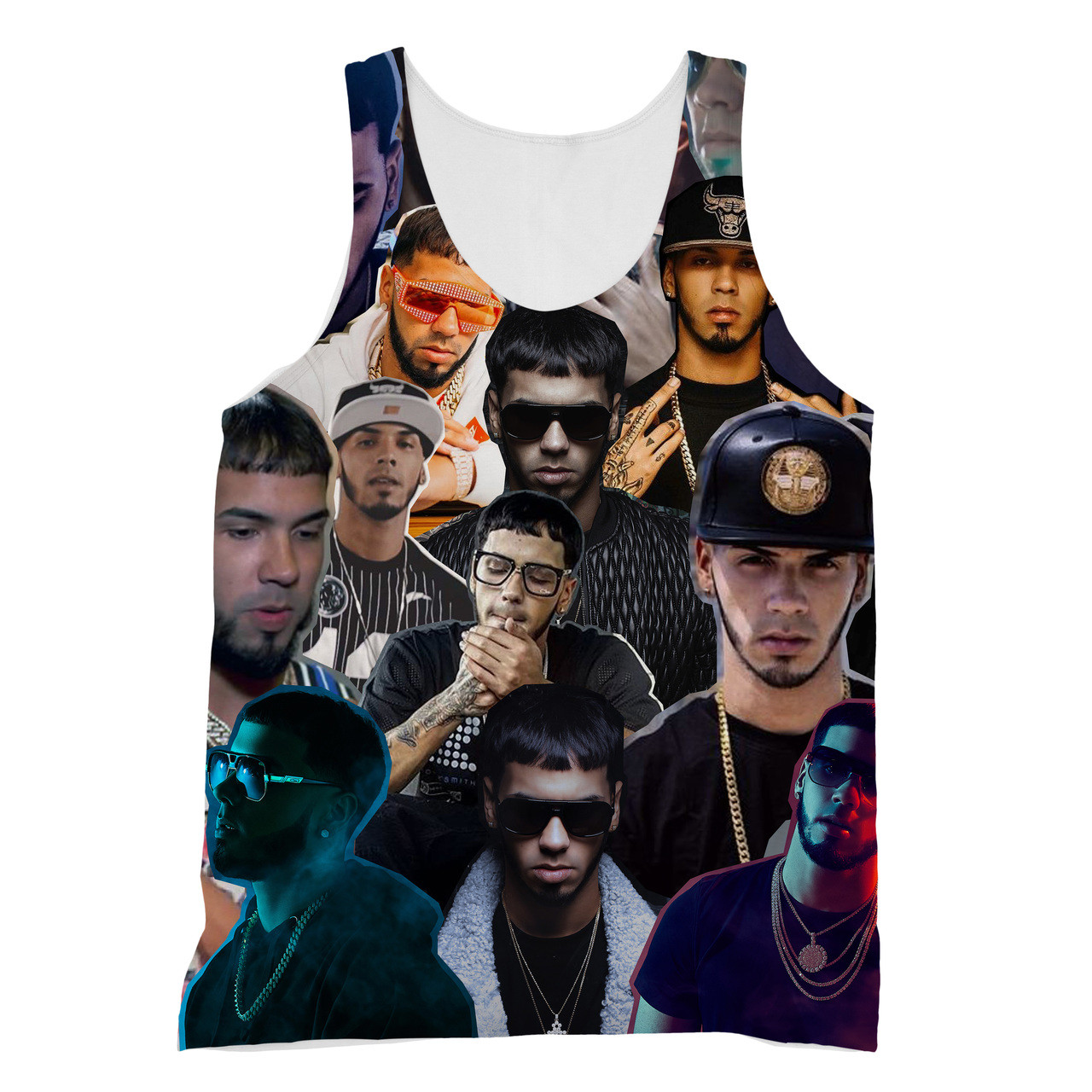 Anuel AA Photo Collage T-Shirt - Subliworks