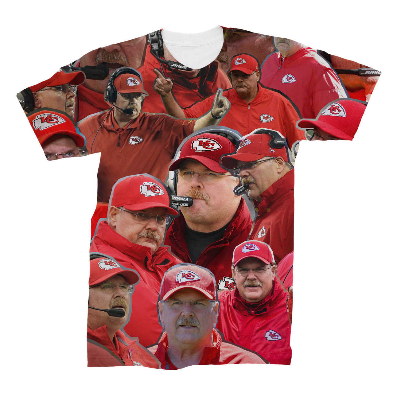 Andy Reid Photo Collage T-Shirt - Subliworks