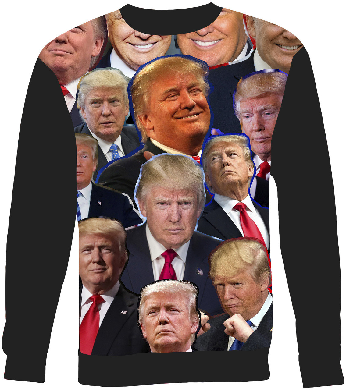 Donald Trump Collage Sweater Sweatshirt Subliworks