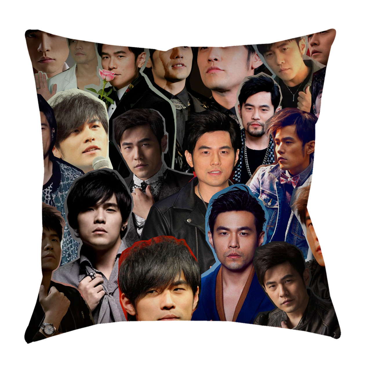 Jay Chou Photo Collage Pillowcase - Subliworks