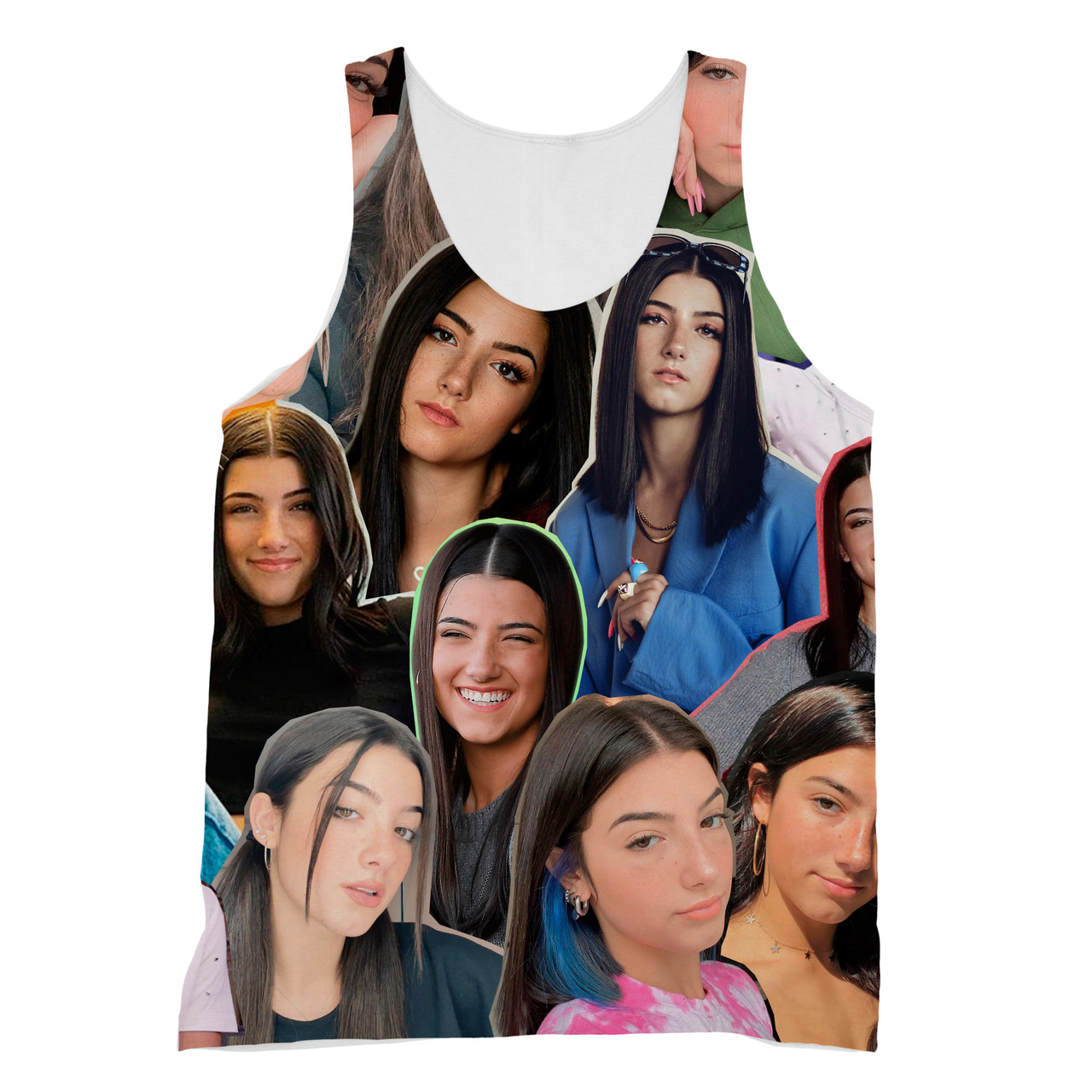 Charli D'Amelio Photo Collage T-Shirt - Subliworks