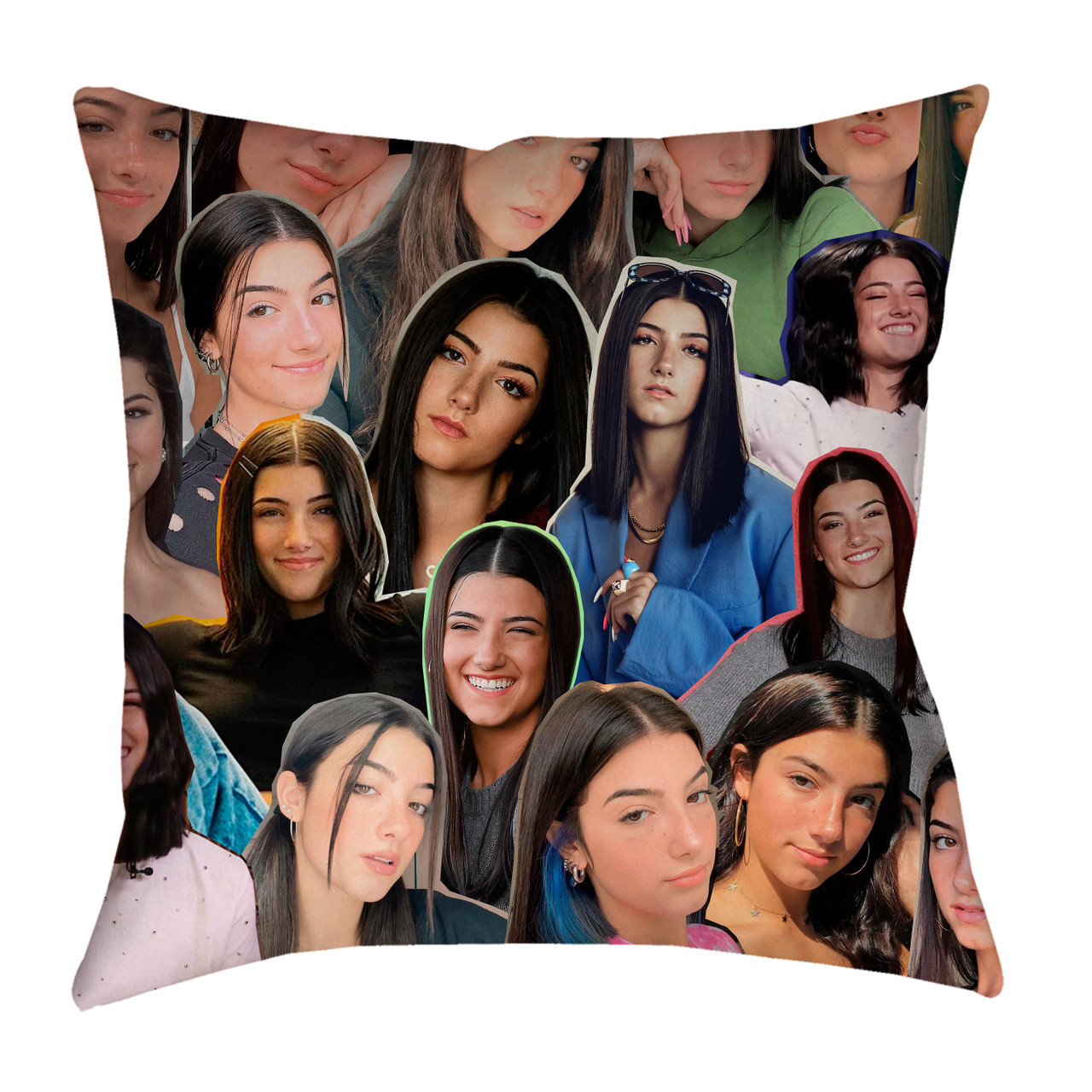 Charli D'Amelio Photo Collage Pillowcase - Subliworks
