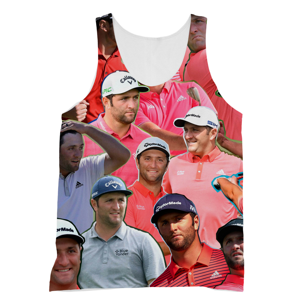 Jon Rahm Photo Collage T-Shirt - Subliworks
